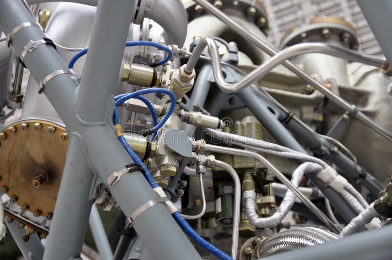 Rocket Engine. Element for Fastening Pipelines for Supplying Fuel ...