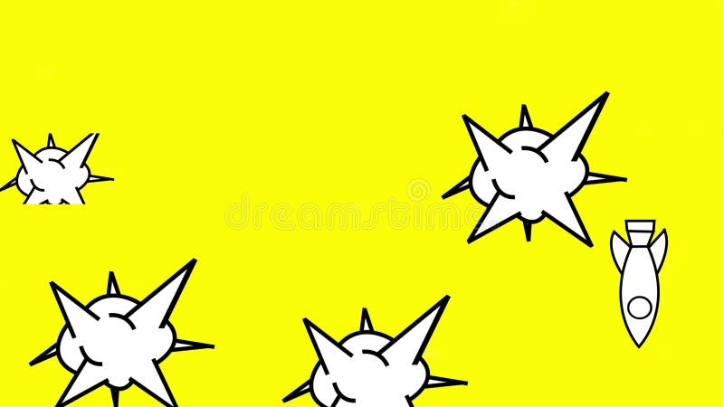 The Rocket Fell from a Height and Exploded Stock Footage - Video of ...