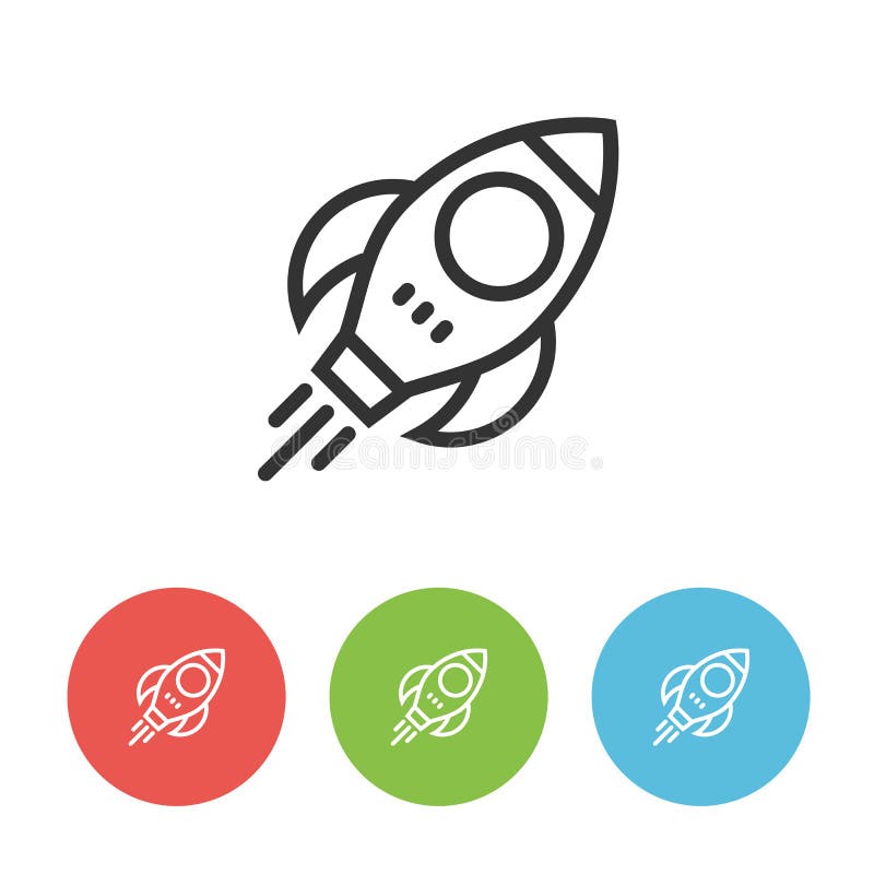 Green Flat Rocket Icon Stock Illustrations – 1,291 Green Flat Rocket ...