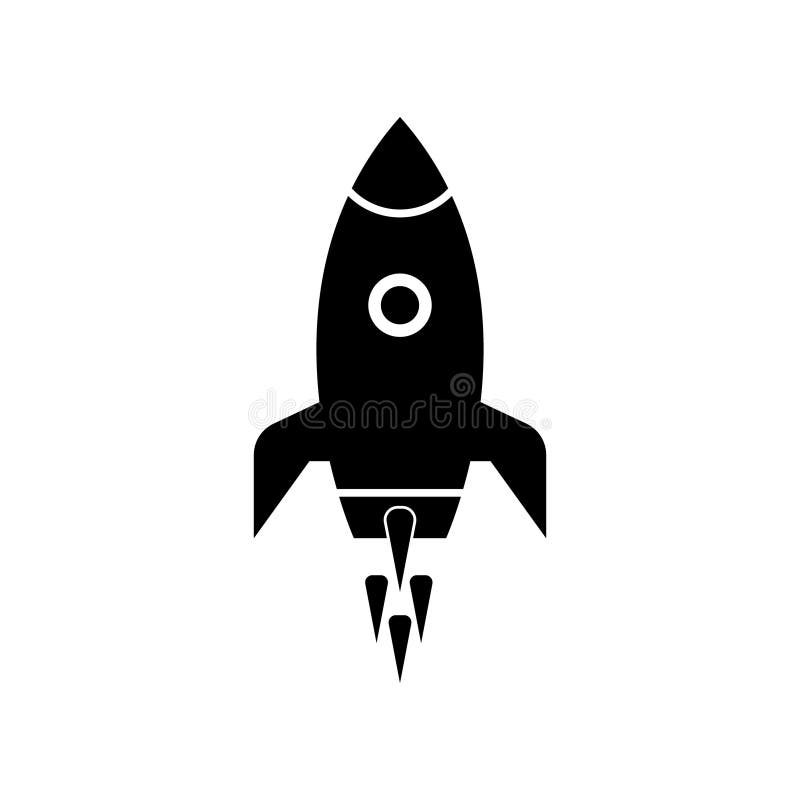 Rocket Flying Cartoon Vector Illustration, Rocket Jet Plane Space ...