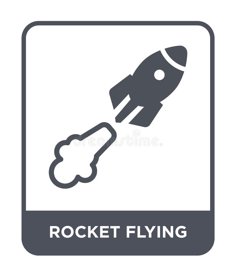 Rocket Toy Icon in Trendy Design Style. Rocket Toy Icon Isolated on ...