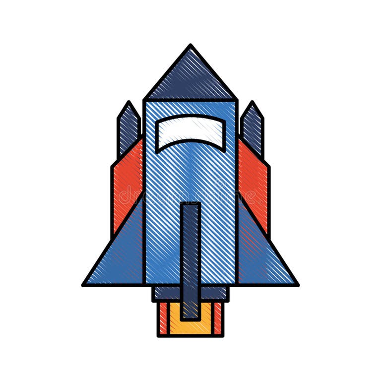 Rocket flying icon stock vector. Illustration of creative - 92908224