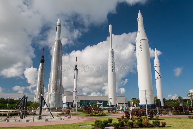 Rocket Garden Kennedy Space Centre Editorial Photo - Image of ...