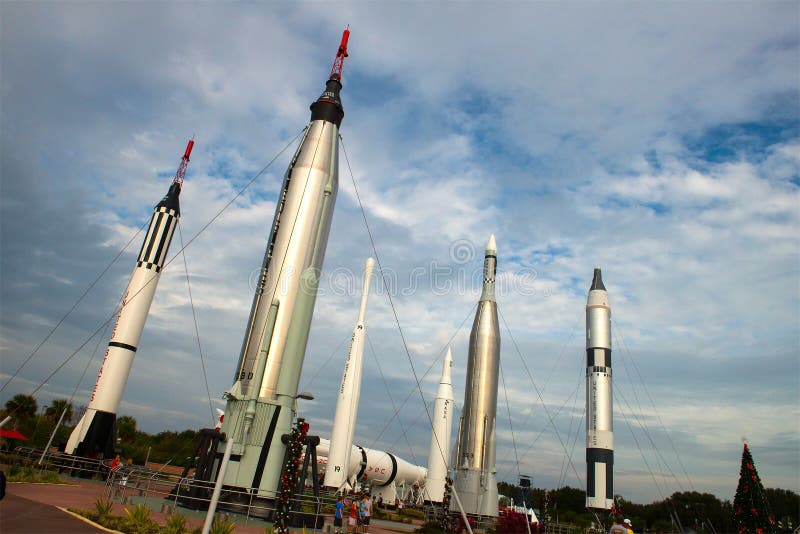 Rocket Garden, La NASA Kennedy Space Center Photo éditorial - Image du ...