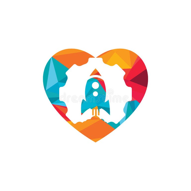 Cogwheel Rocket Logo Stock Illustrations – 113 Cogwheel Rocket Logo ...