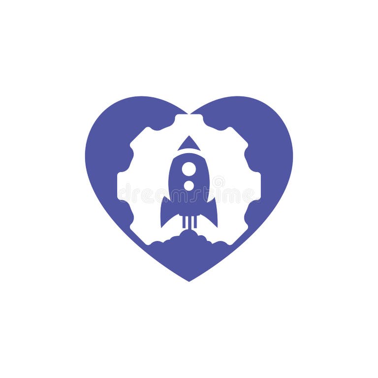 Cogwheel Rocket Logo Stock Illustrations – 113 Cogwheel Rocket Logo ...