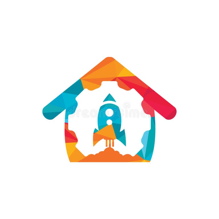 Cogwheel Rocket Logo Stock Illustrations – 113 Cogwheel Rocket Logo ...