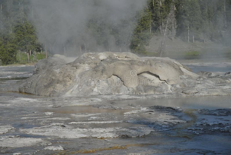 Rocket geyser stock image. Image of geology, caldera - 14609697