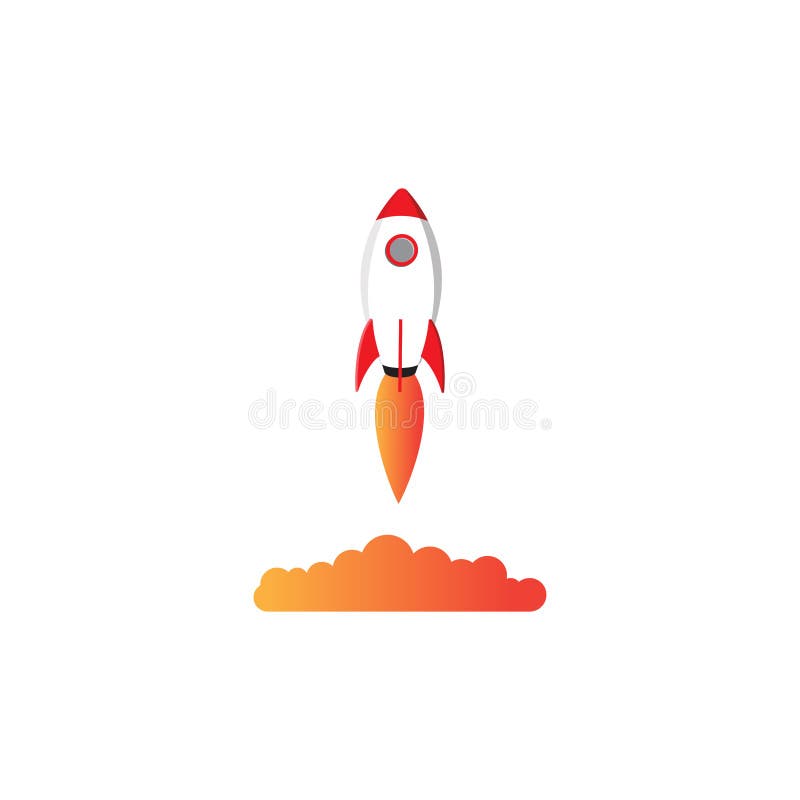 Rocket Graphic Design Template Vector Illustration Stock Vector ...