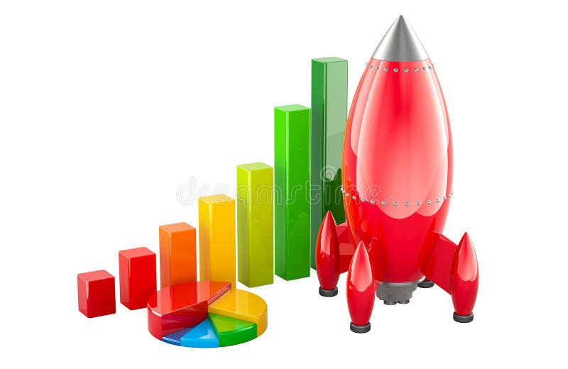Fast Growth Rocket Graph Stock Illustrations – 409 Fast Growth Rocket ...
