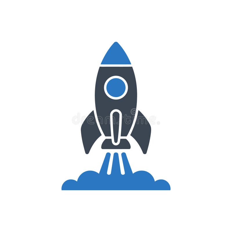 Rocket Growth Icon stock vector. Illustration of sign - 361696437