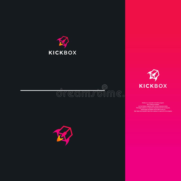 Rocket Hexagon Logo Design Vector Illustration Stock Vector ...