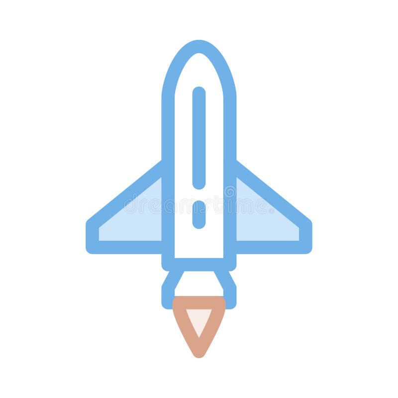 Rocket icon stock vector. Illustration of spaceship - 100493853