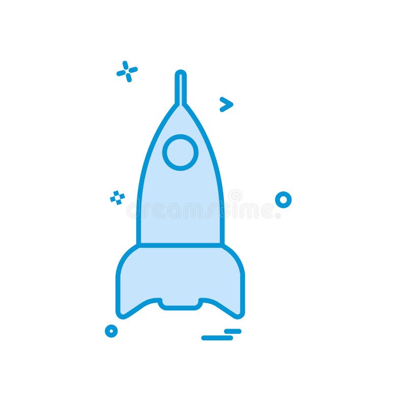 Rocket icon design vector stock vector. Illustration of technology ...