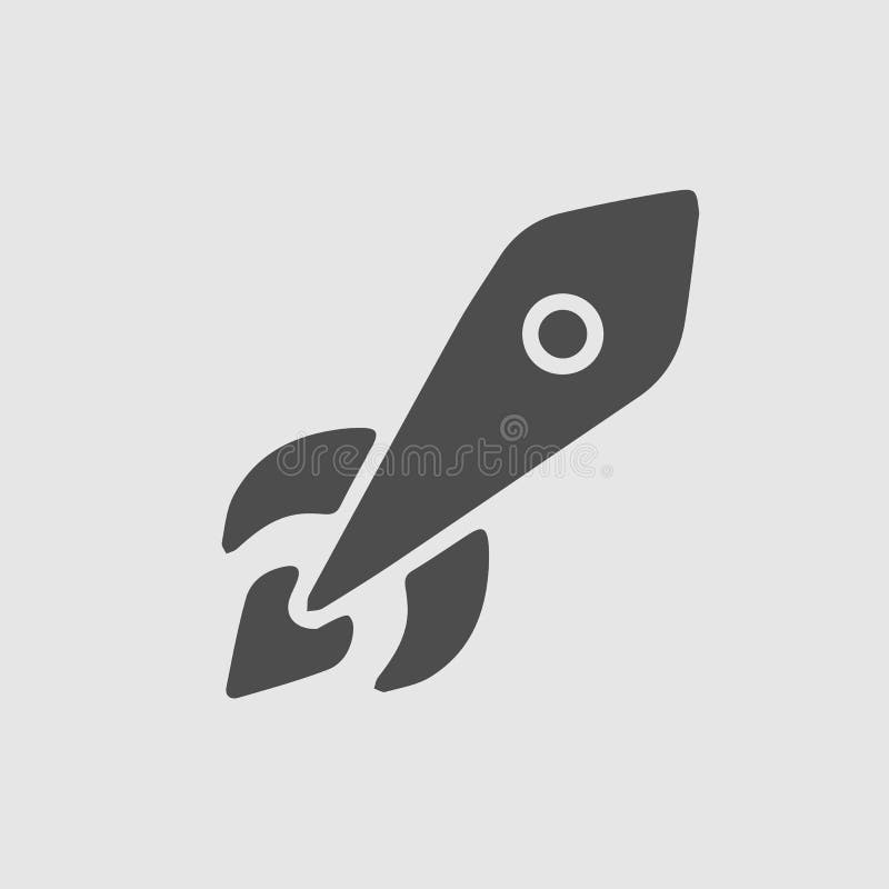 Rocket icon eps 10. stock vector. Illustration of concept - 170110458