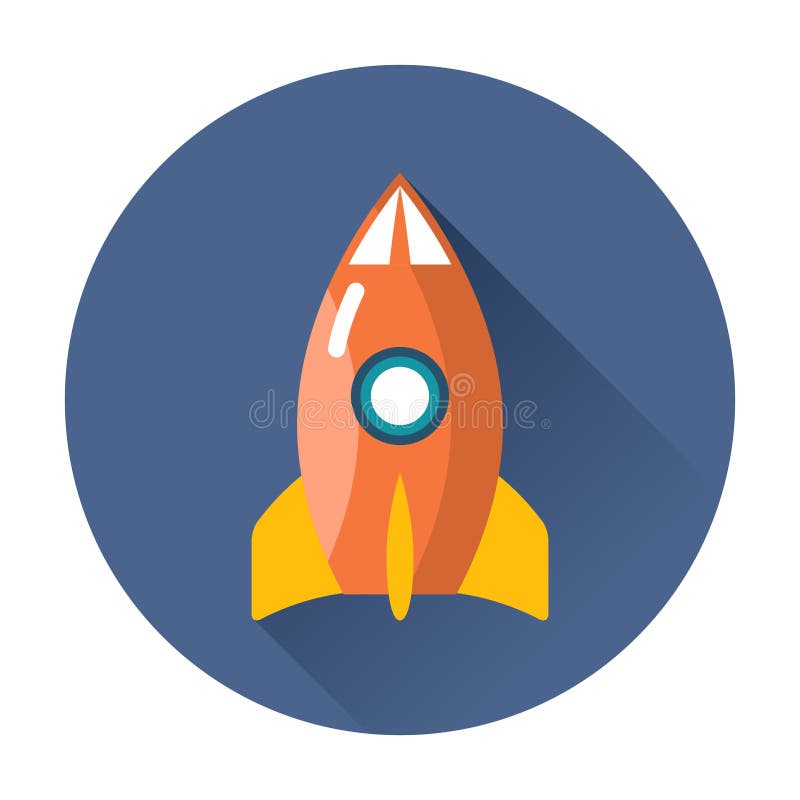 Rocket icon stock vector. Illustration of graphic, earth - 47748105