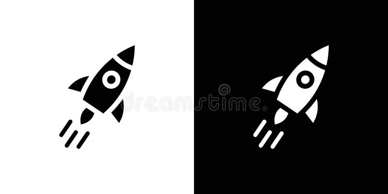 Rocket Icon Logo Set Vector Stock Vector - Illustration of ship ...