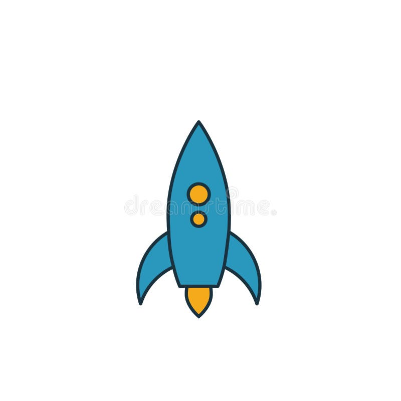 Rocket Icon. Simple Element from Transport Icons Collection Stock ...