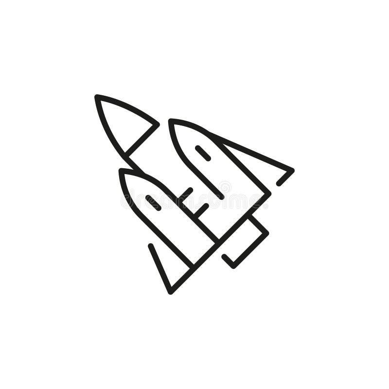 Rocket Icon stock vector. Illustration of shuttle, meteor - 322064750