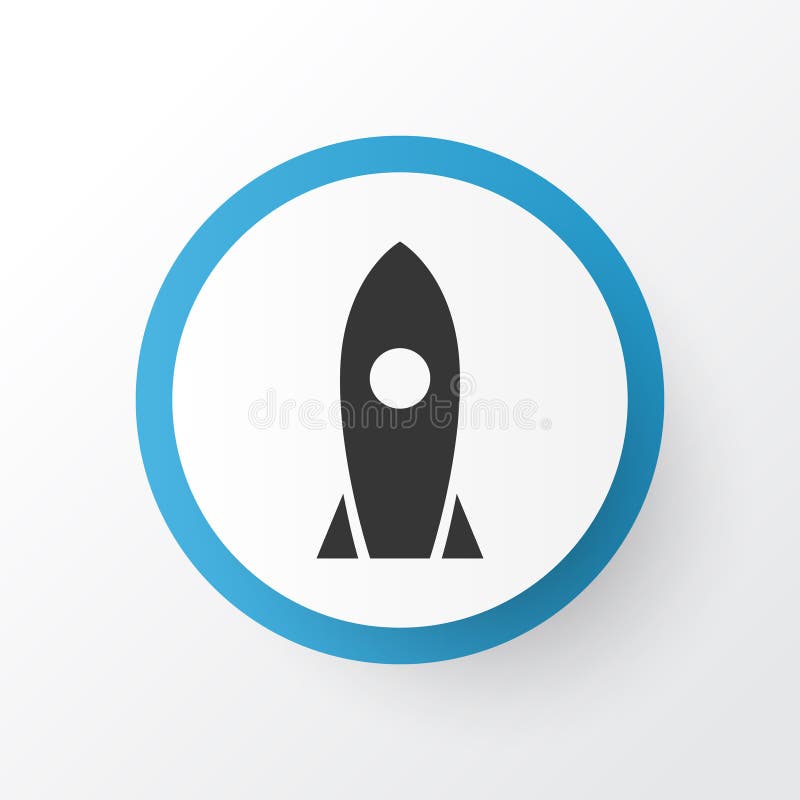 Rocket Icon Symbol. Premium Quality Isolated Spaceship Element in ...