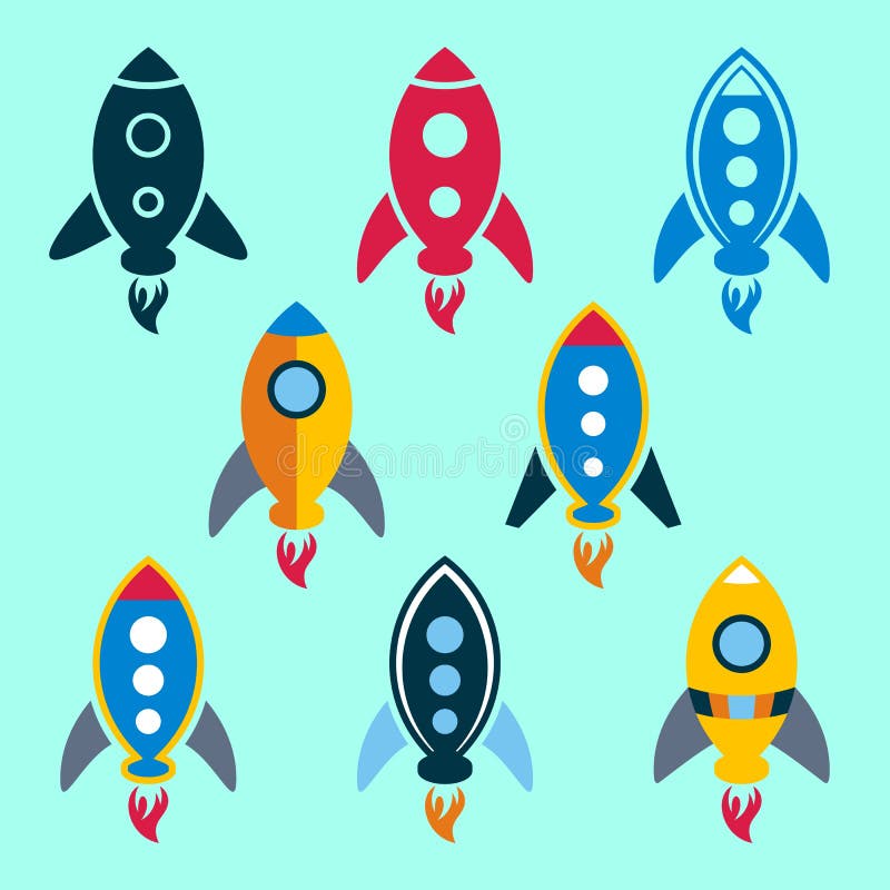 Icons Rocket Stock Illustrations – 29,453 Icons Rocket Stock ...