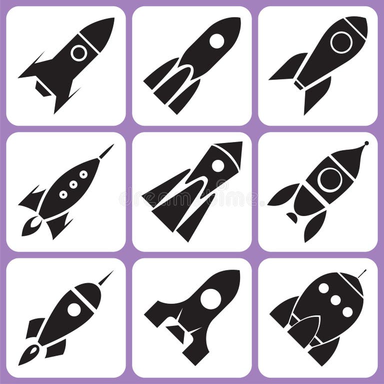 Icons Rocket Stock Illustrations – 29,453 Icons Rocket Stock ...