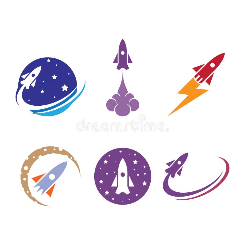 Rocket Ilustration Logo Vector Stock Illustrations – 183 Rocket ...