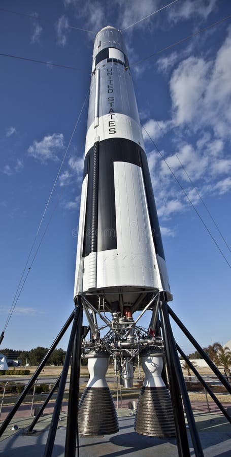 Rocket at Kennedy Space Center Visitors Center Editorial Image - Image ...