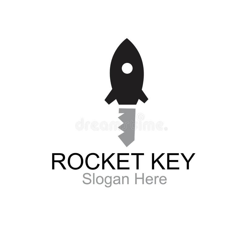 Rocket Key Logo Design Concept Stock Vector - Illustration of concept ...