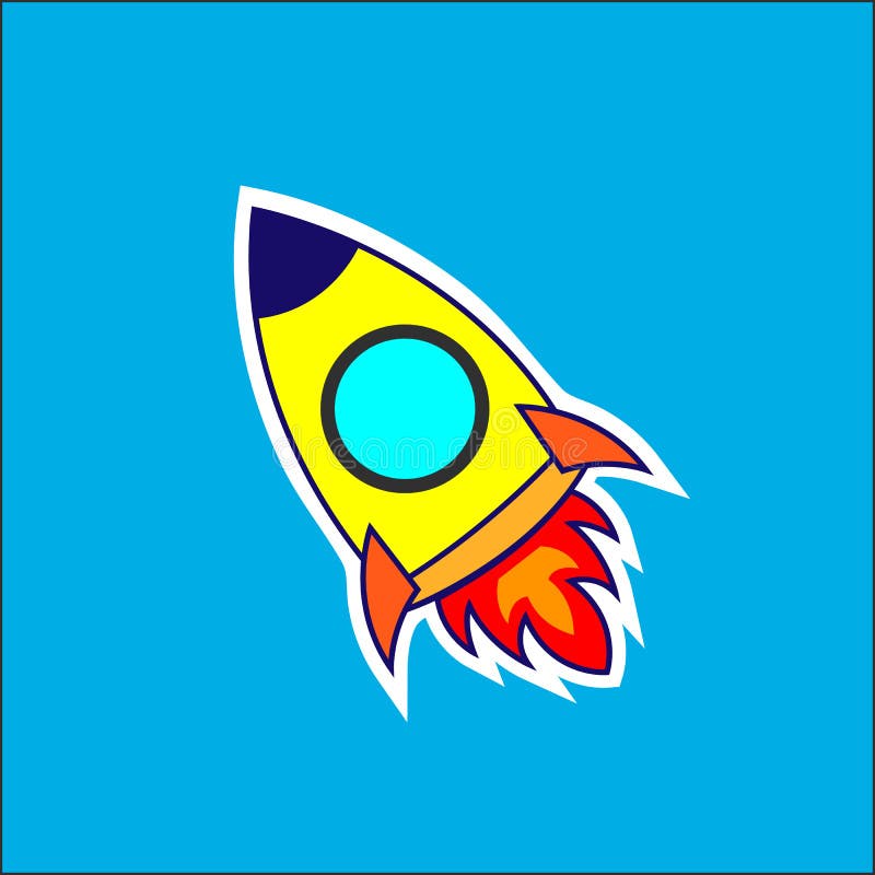 Rocket Kid vector illustratie. Illustration of manen - 78477523