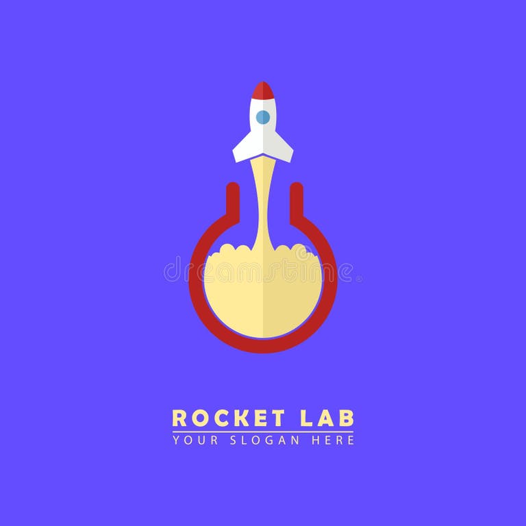 Rocket Laboratory Icon Logo Stock Vector - Illustration of science ...