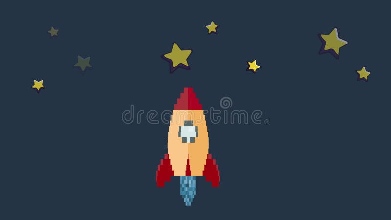 Rocket Launch Animation. Video Suitable for Infographics, Presentation ...
