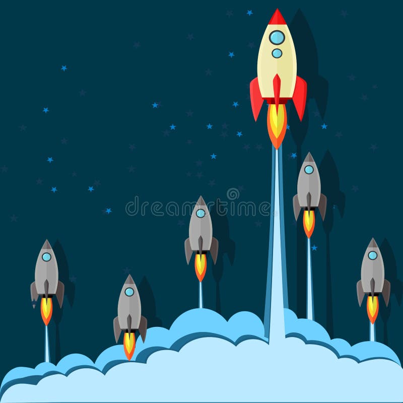 Rocket Launch the Concept of Being a Leader in Starting a Business ...