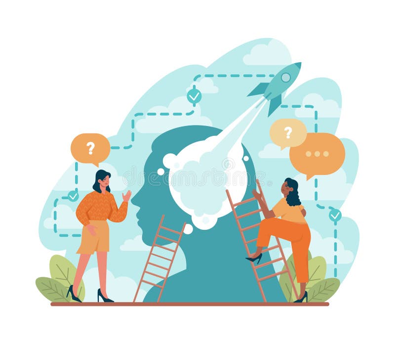 Rocket Launch Concept. Business Start Up or Succesful Project Progress ...