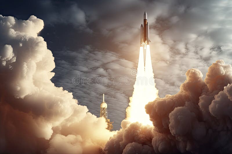 Rocket Launch. Elements of this Image Furnished by NASA Stock ...