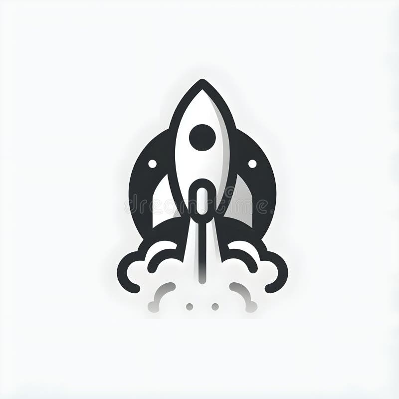 Rocket Launch Icon stock illustration. Illustration of depicted - 336042865