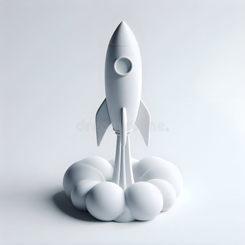 Rocket Launch Icon stock illustration. Illustration of lamp - 336042889
