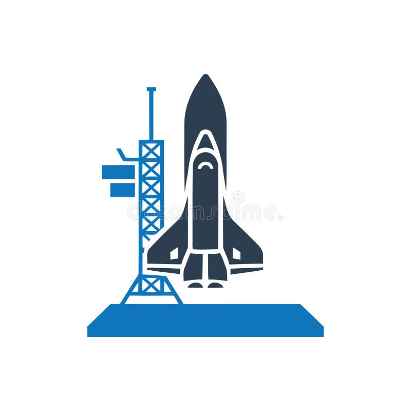 Rocket Launch Icon stock illustration. Illustration of flight - 373775497