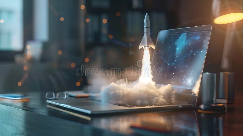 Awe-Inspiring Rocket Launch Depicting Space Exploration and Discovery ...