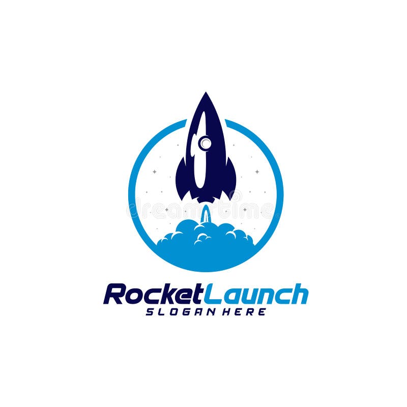 Rocket Launch Logo Design Vector Concept, Rocket Advance Technology ...