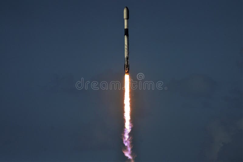 Rocket launch in sky stock image. Image of ship, trip - 267613935