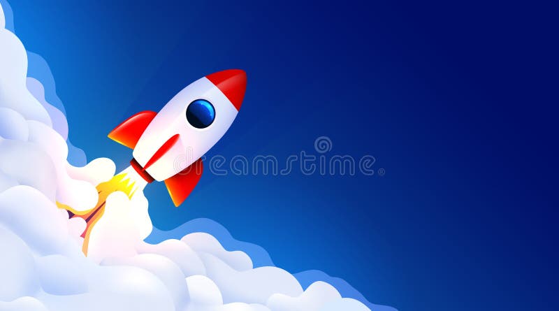 Rocket Launch Smoke Tracks. Dynamic Jet Fly Trails, Plane Engine Cloud ...