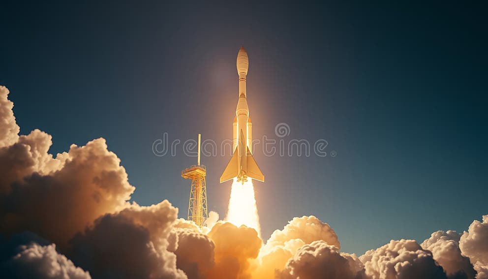 Rocket Launch Smoke Clouds, Space Launch, Aerospace, Rocket Takeoff ...