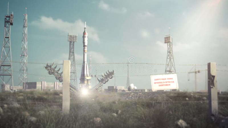 Rocket Launch from Kennedy Space Center in Florida Stock Footage ...