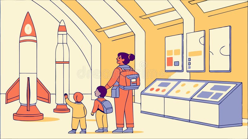 Rocket Launch and Space Mission and Aerospace Illustration Generative ...