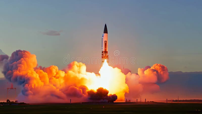 Rocket Launch Spaceship Mission Spacecraft Take Off Engine Fuel ...