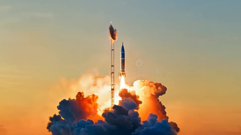 Rocket Launch Spaceship Mission Spacecraft Take Off Engine Fuel ...