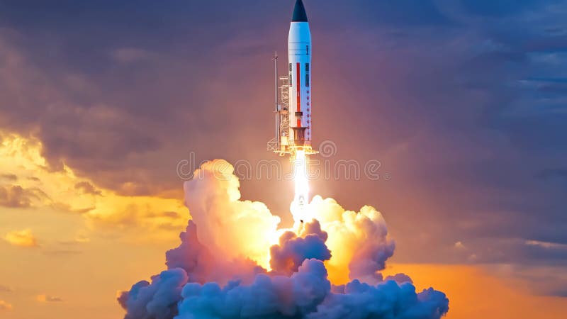 Rocket Launch Spaceship Mission Spacecraft Take Off Engine Fuel ...