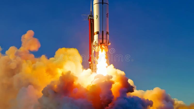 Rocket Launch Spaceship Mission Spacecraft Take Off Engine Fuel ...
