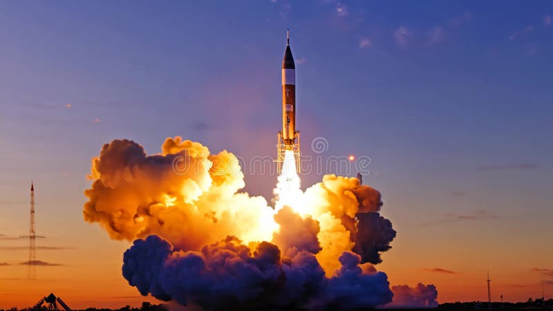 Rocket Launch Spaceship Mission Spacecraft Take Off Engine Fuel ...